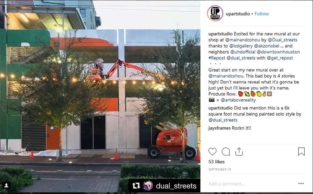 New Houston mural honors downtown's 'Produce Row' roots