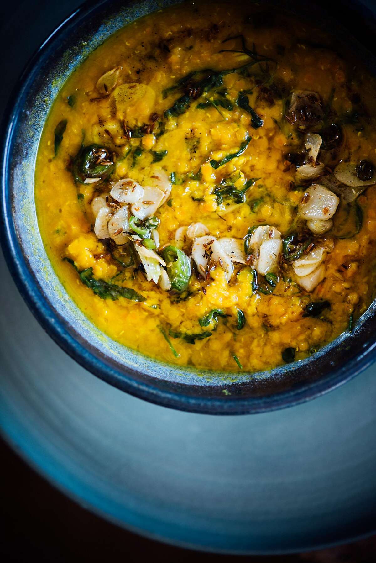 A Brown Kitchen: Dal takes a turn toward California