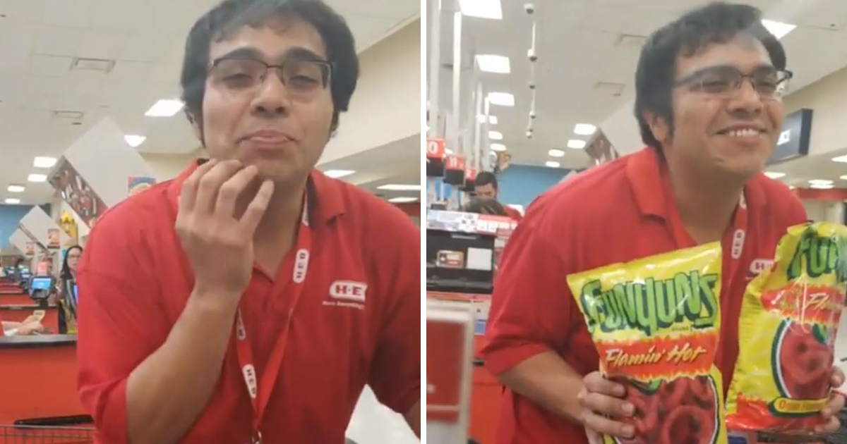 Local H-E-B employee goes viral for 'taking his job to another level'