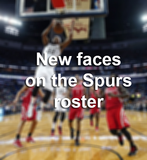 New names on the Spurs roster for the 2018-2019 season