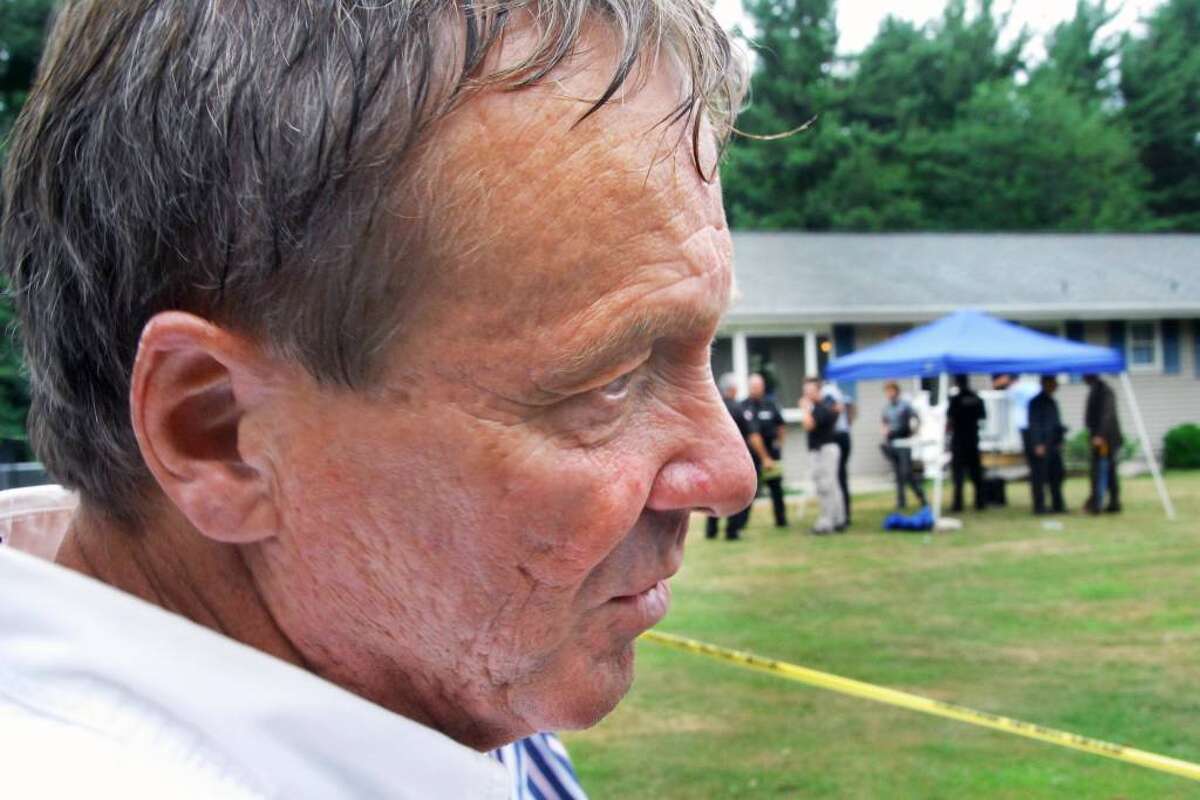 From nowhere, gunfire