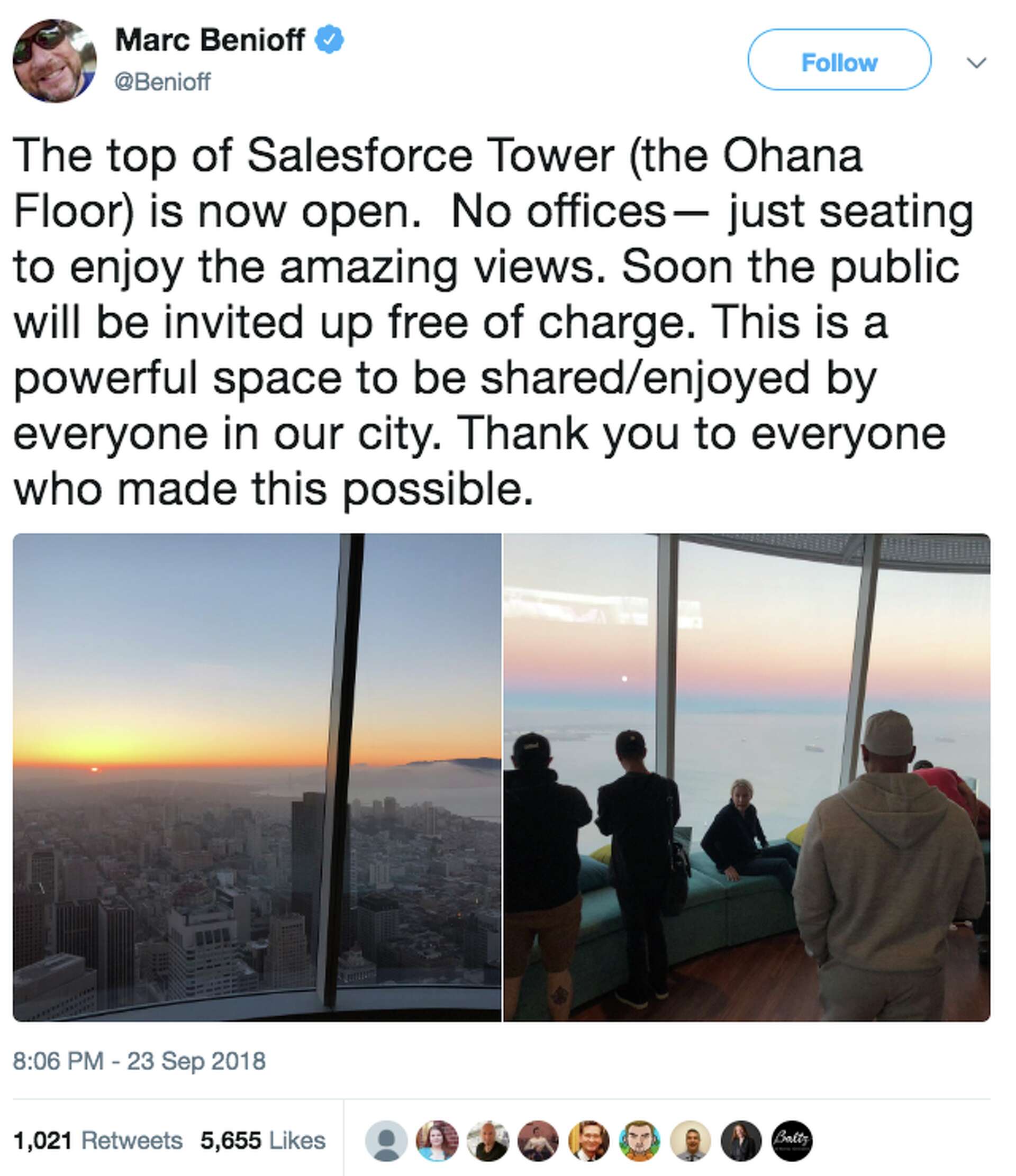 Salesforce CEO Marc Benioff is opening his 'family room' to the city of ...