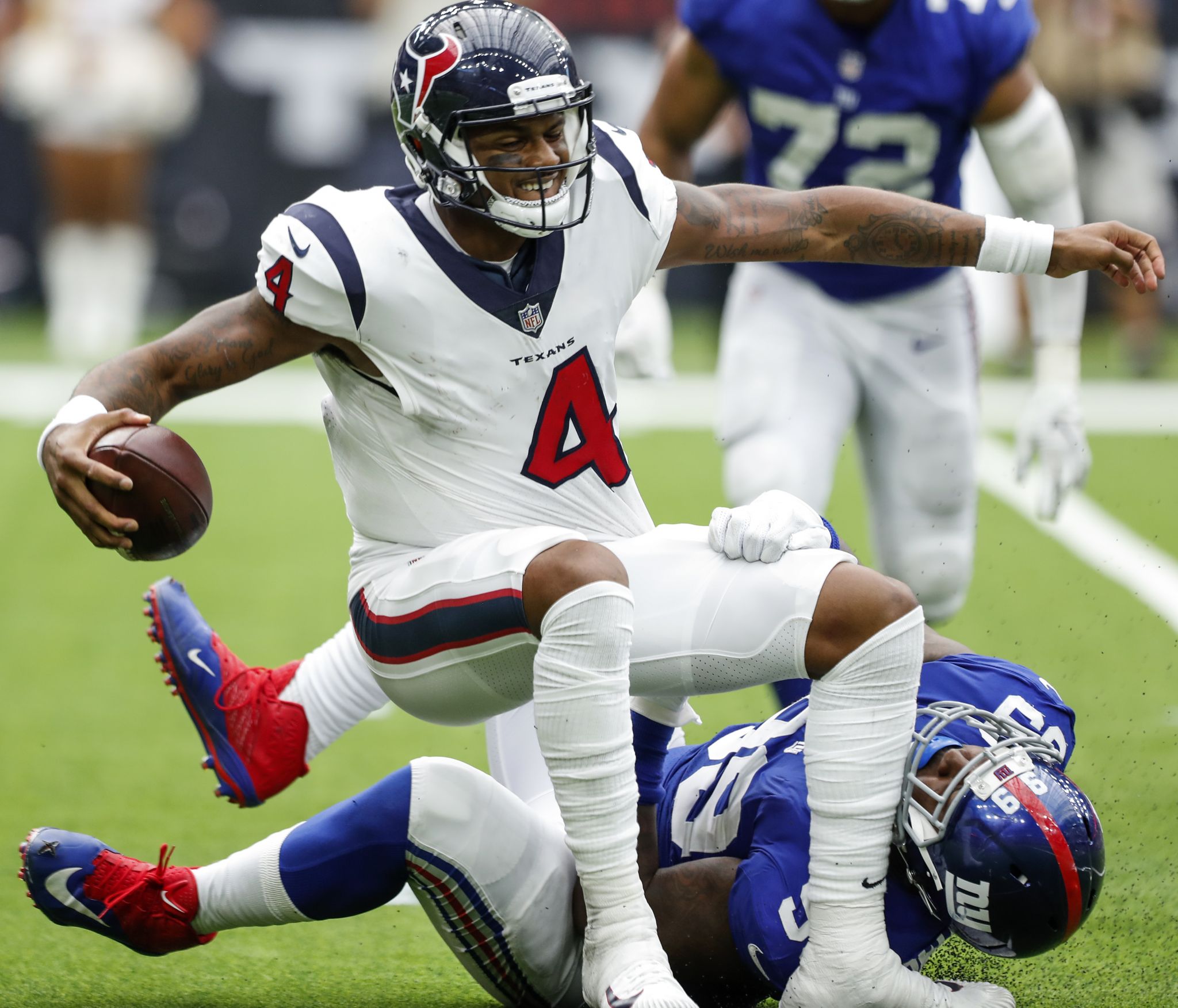 Texans' Deshaun Watson knows how to cut his losses