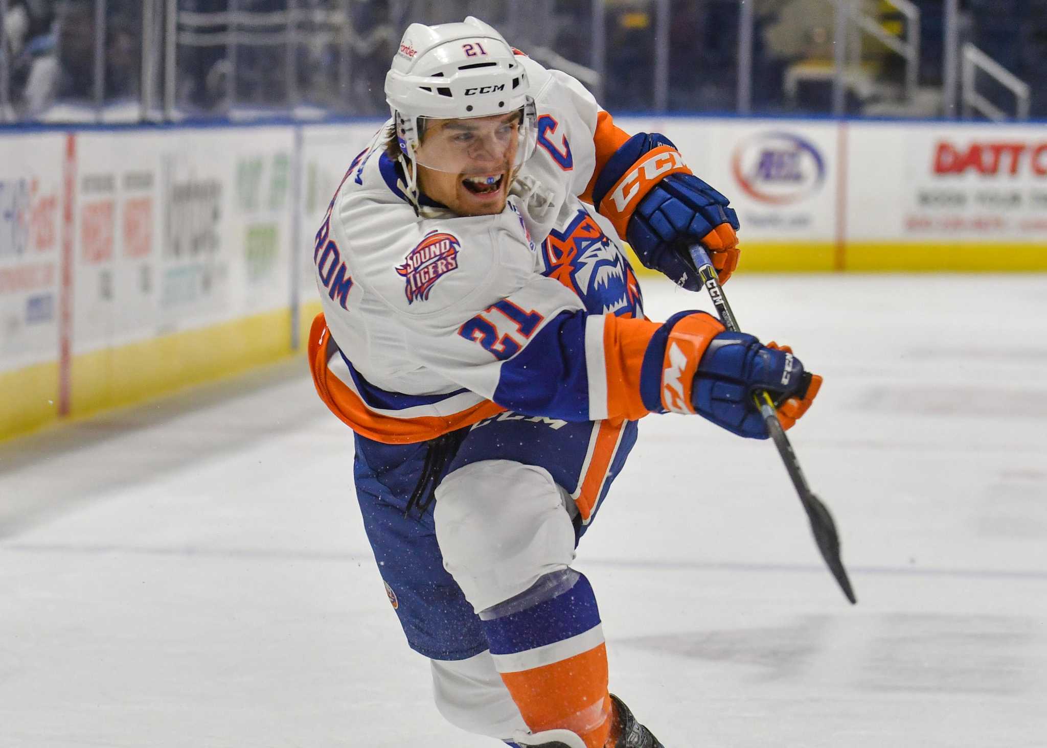 Holmstrom returns with unfinished Sound Tigers business