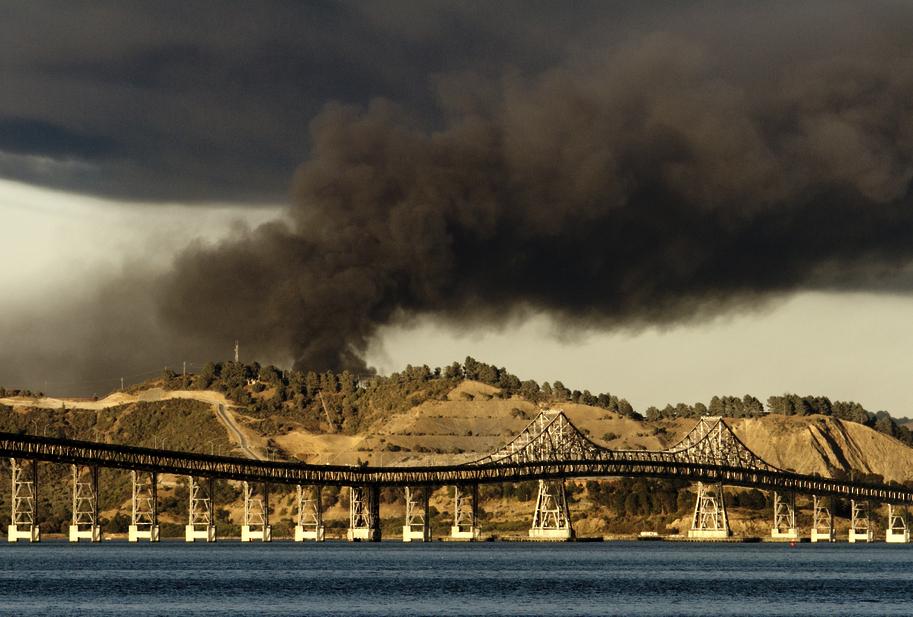 Follow directions when hazardous material befouls the air