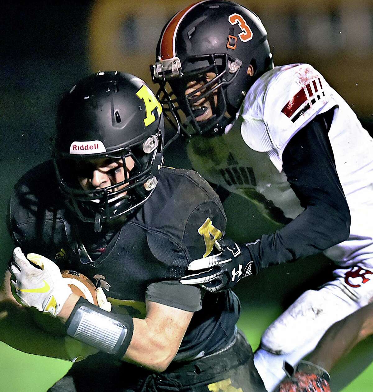 Amity football team scores SCC win over Wilbur Cross