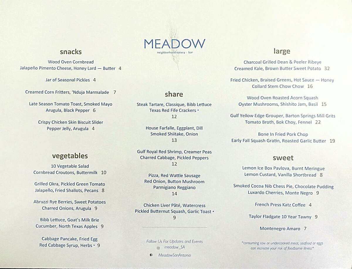 Review: Meadow Neighborhood Eatery salutes the South at former Tre ...