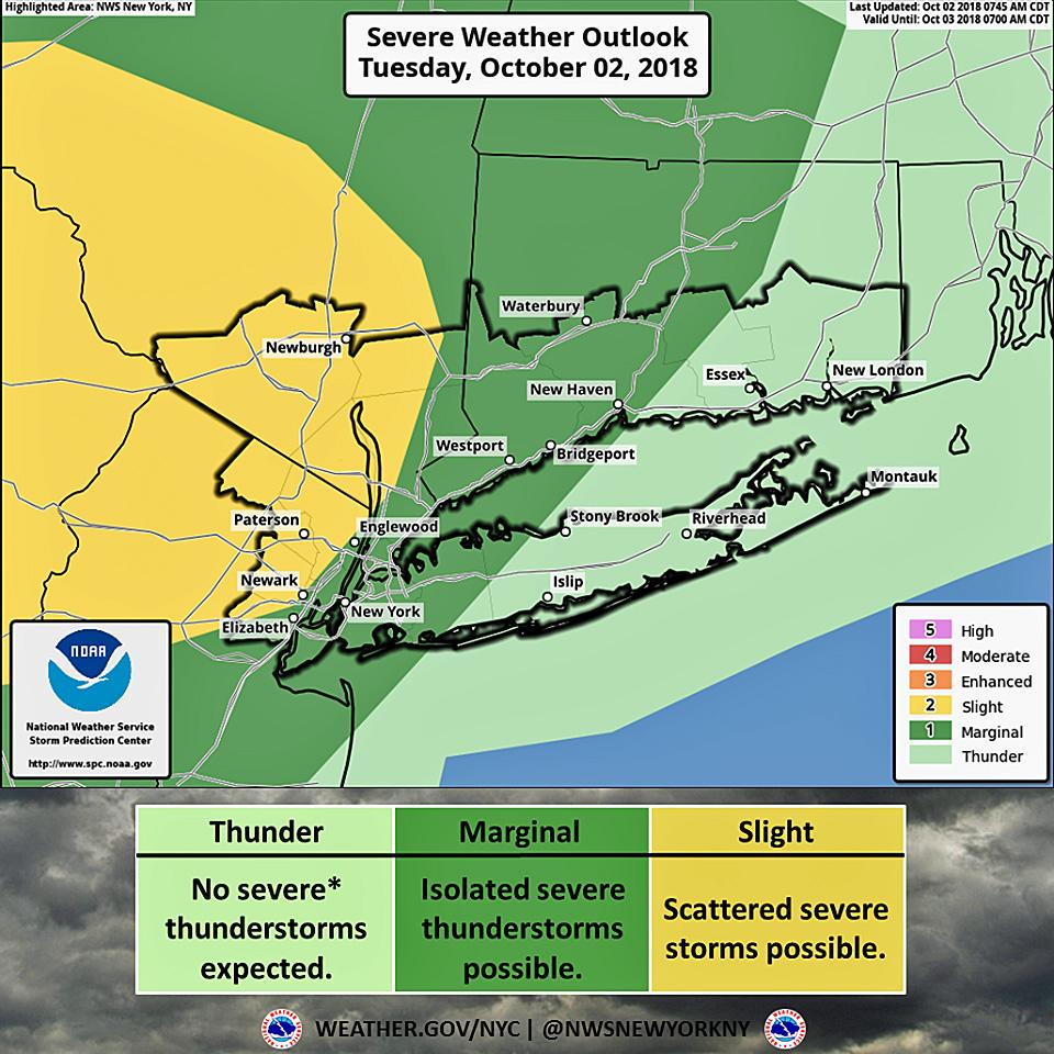 NWS: Chance for strong T-storms later today