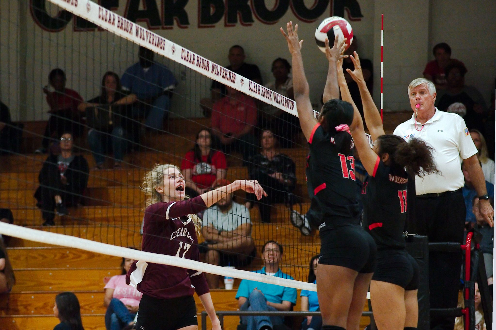 HS Volleyball: Clear Brook versus Clear Creek