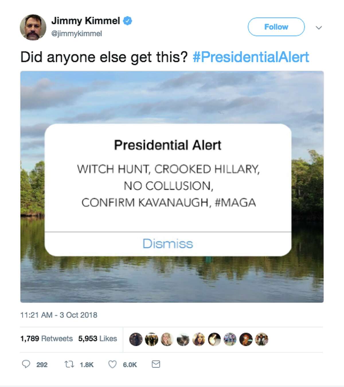 Emergency #PresidentialAlert quickly becomes a meme