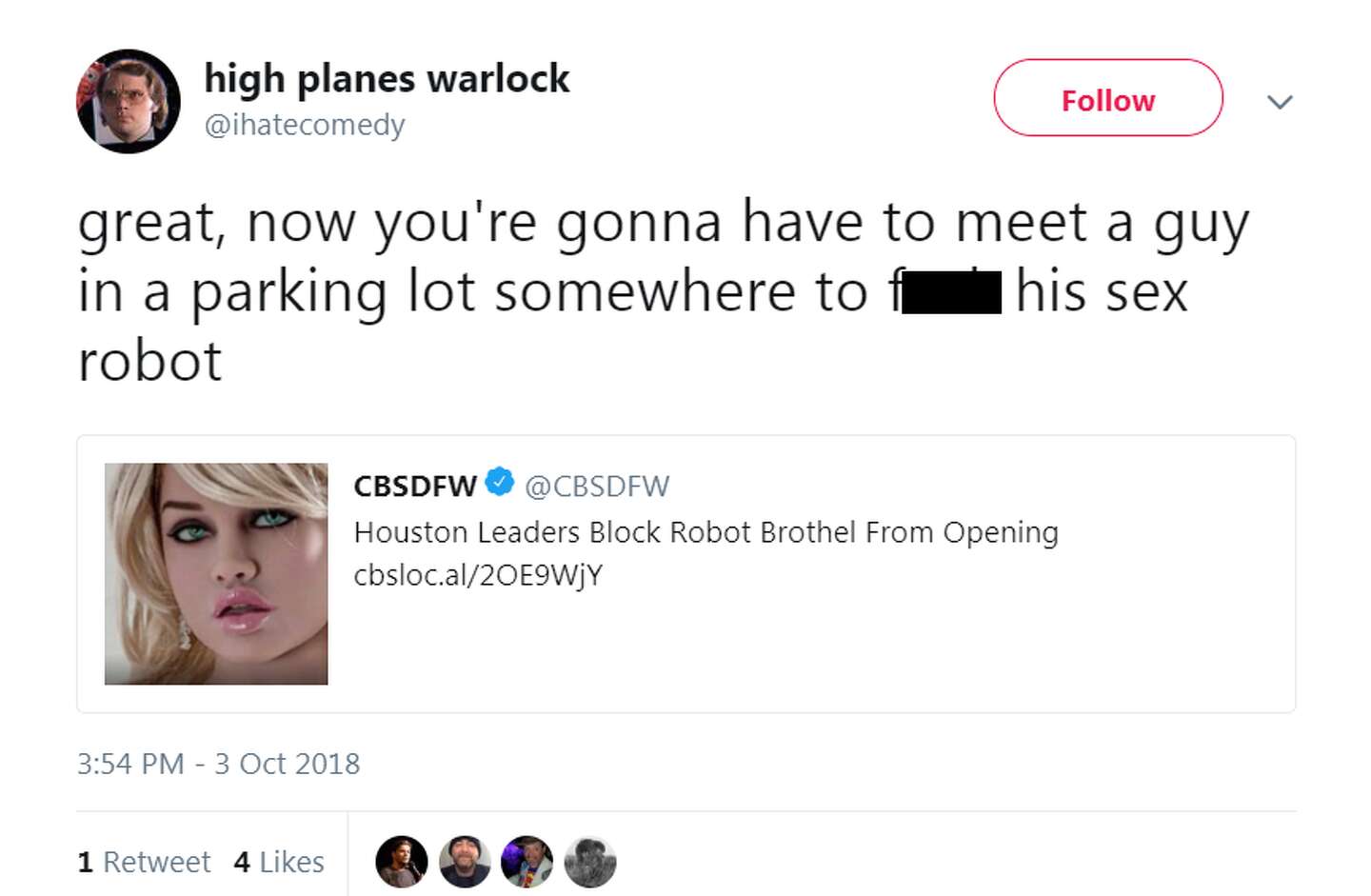 Social Media Reacts To Houstons Sex Robot Brothel Ban