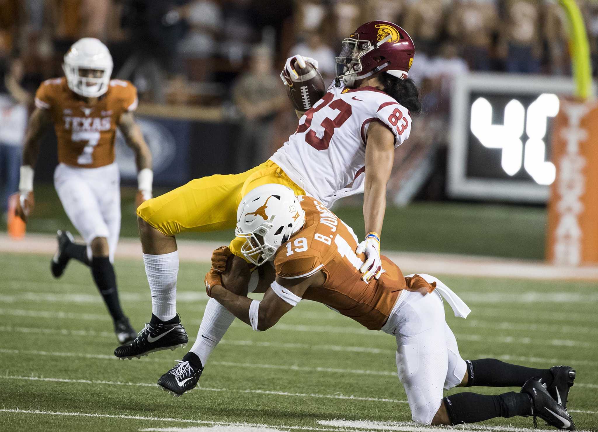 Longhorns notebook: Brandon Jones, UT secondary schooled on OU's switch ...