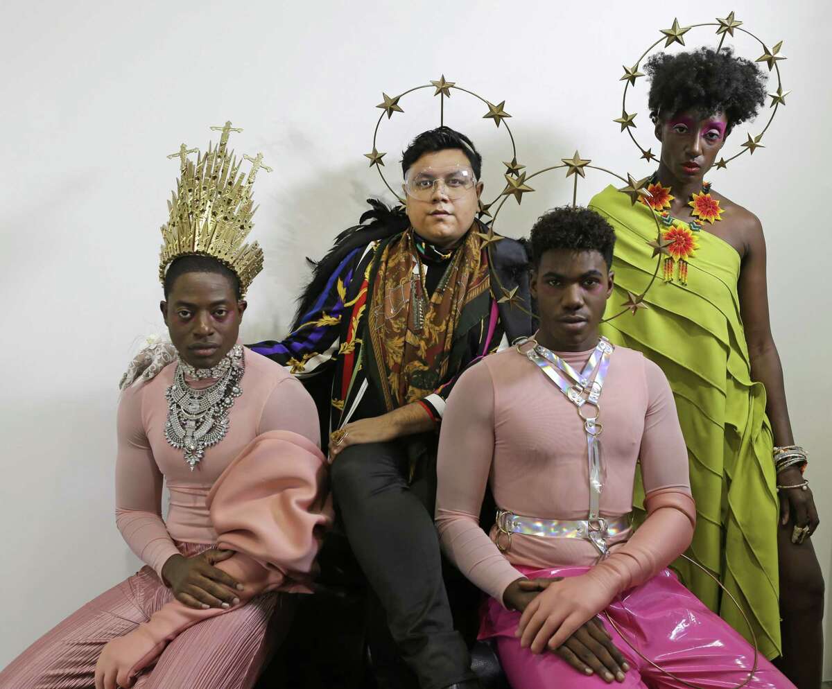 Houston fashion designer Enid Almanza has a flair for the dramatic