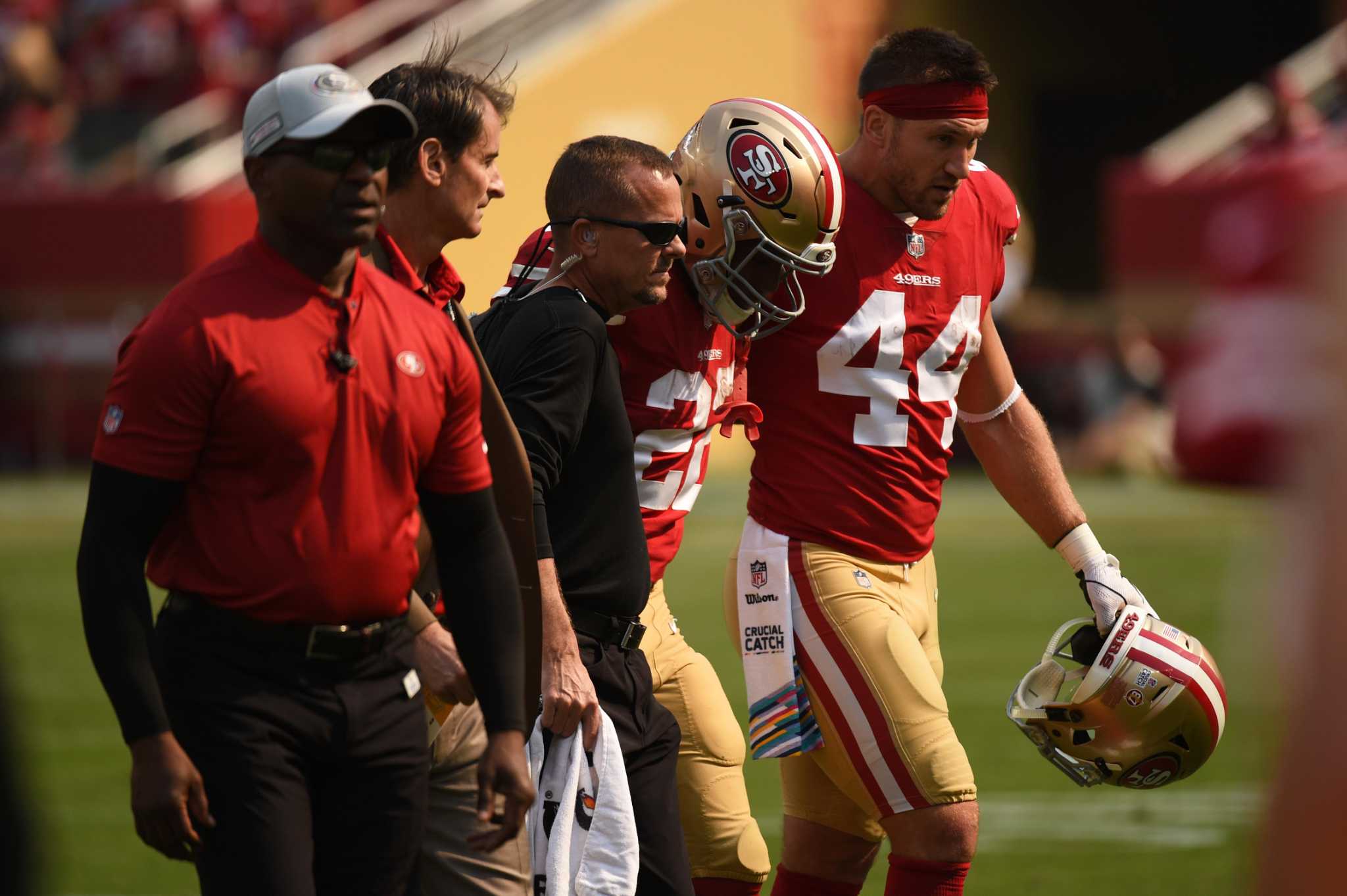 Running back Matt Breida the latest on 49ers’ injury report