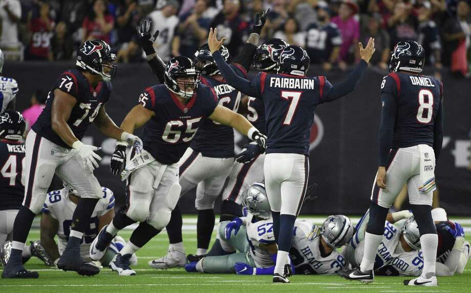 NFL: Fairbairn's FG in OT lifts Texans over Cowboys - The Courier