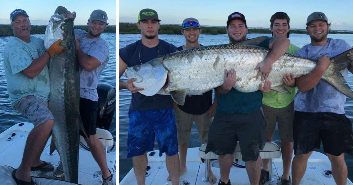 Central Texas man catches record-breaking tarpon at son's bachelor party