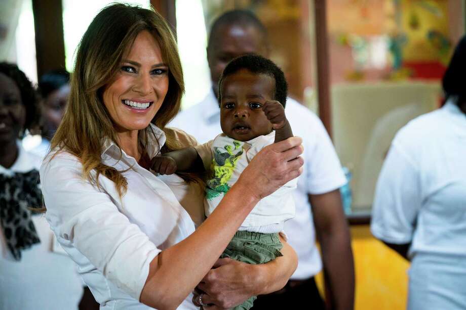 Melania Trump responds to criticism about her 'colonial' hat in Africa ...