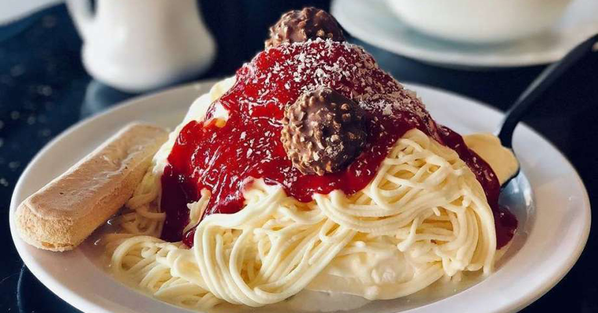 Food Network features local eatery's spaghetti gelato