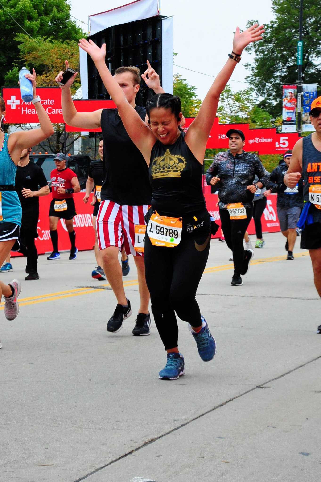 Heart disease survivor runs marathon to inspire her peers