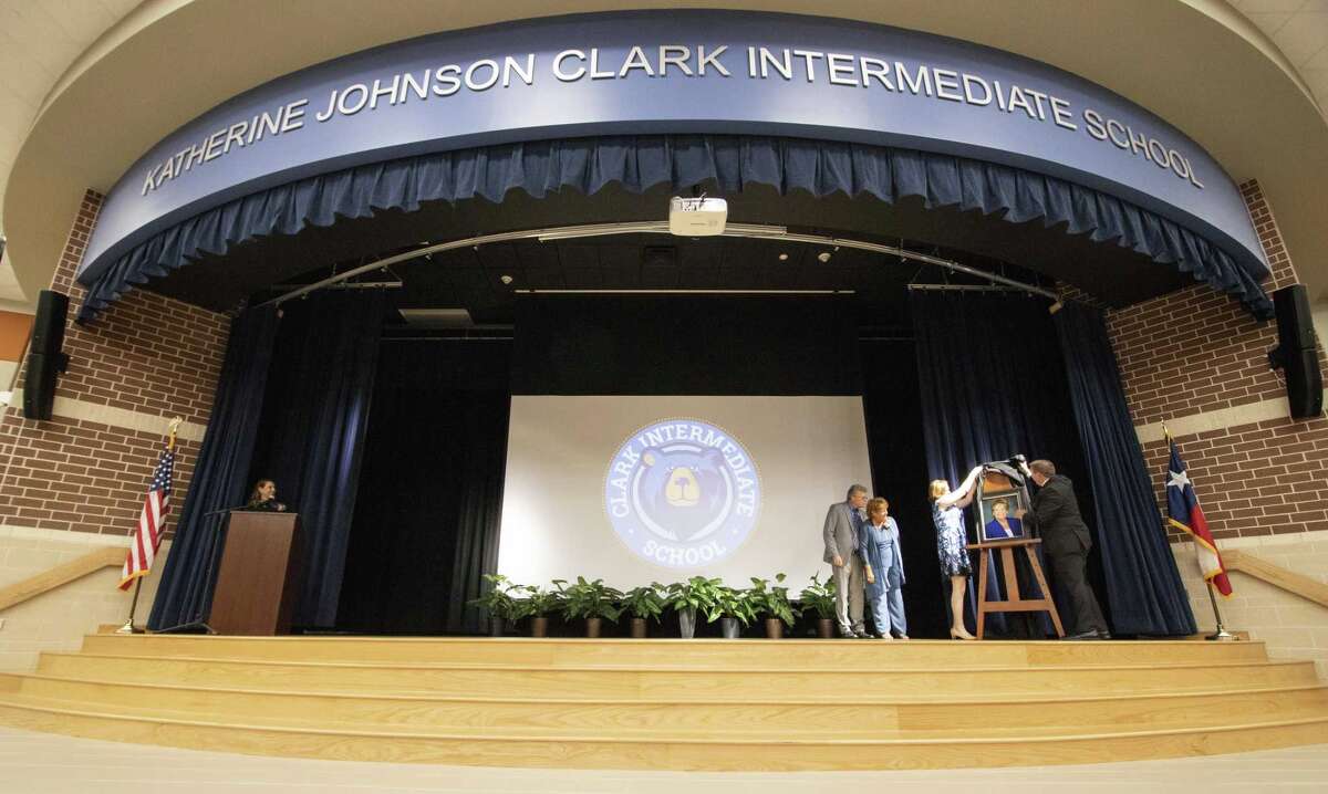 School namesake Katherine Johnson Clark praised at building dedication