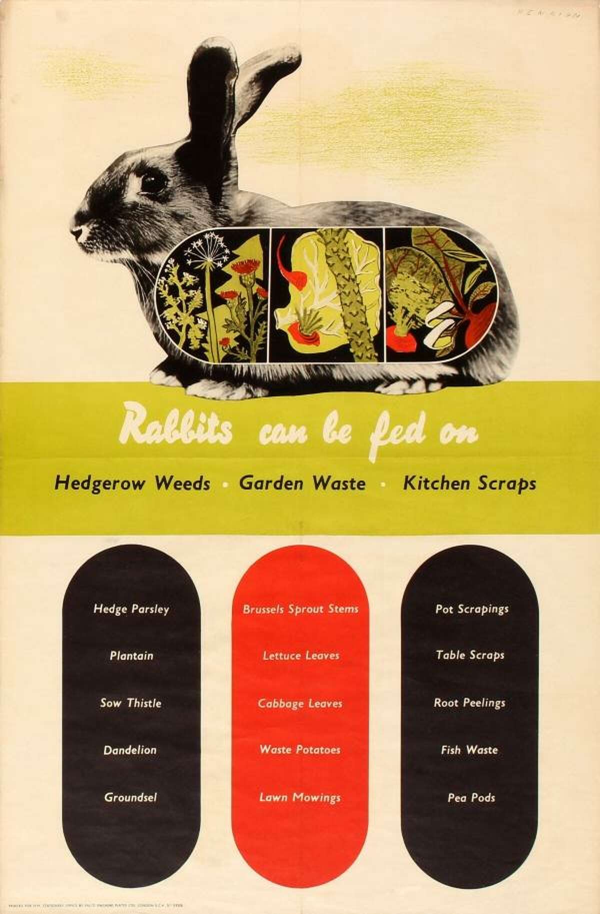 Vintage war propaganda posters show the food battles on the home front