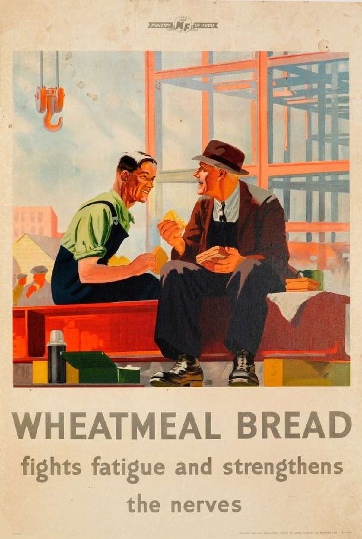 Vintage war propaganda posters show the food battles on the home front