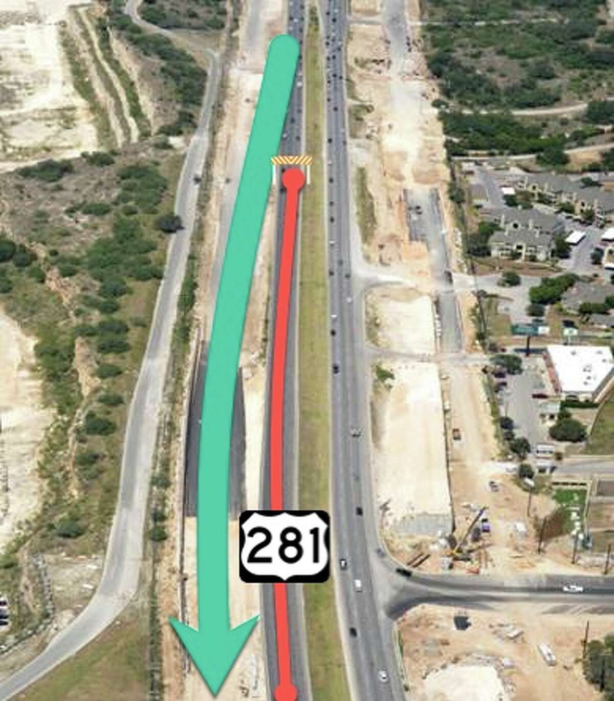 Stretch of U.S. 281 will be shut down this weekend for expansion project