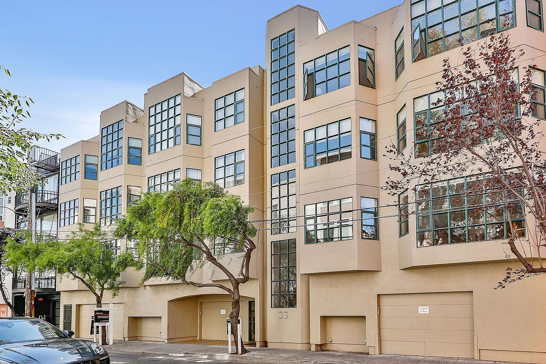 Top floor condo with partial views in North Beach