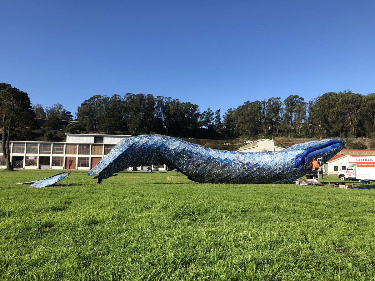 What's this 82-foot-long sculpture doing at Crissy Field?