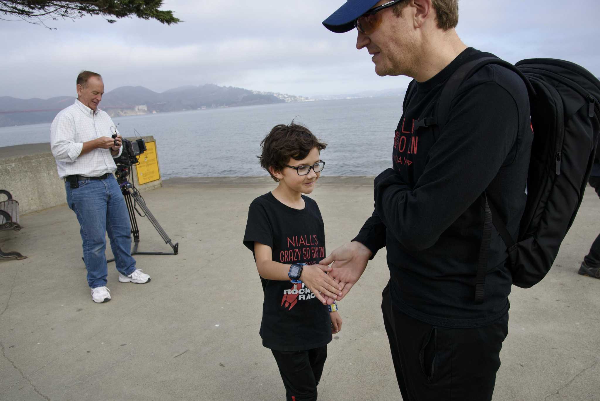 10-year-old San Francisco boy finishes 50 5K runs in 50 days for charity