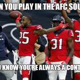 Memes celebrate Texans' win, position atop AFC South - Houston Chronicle