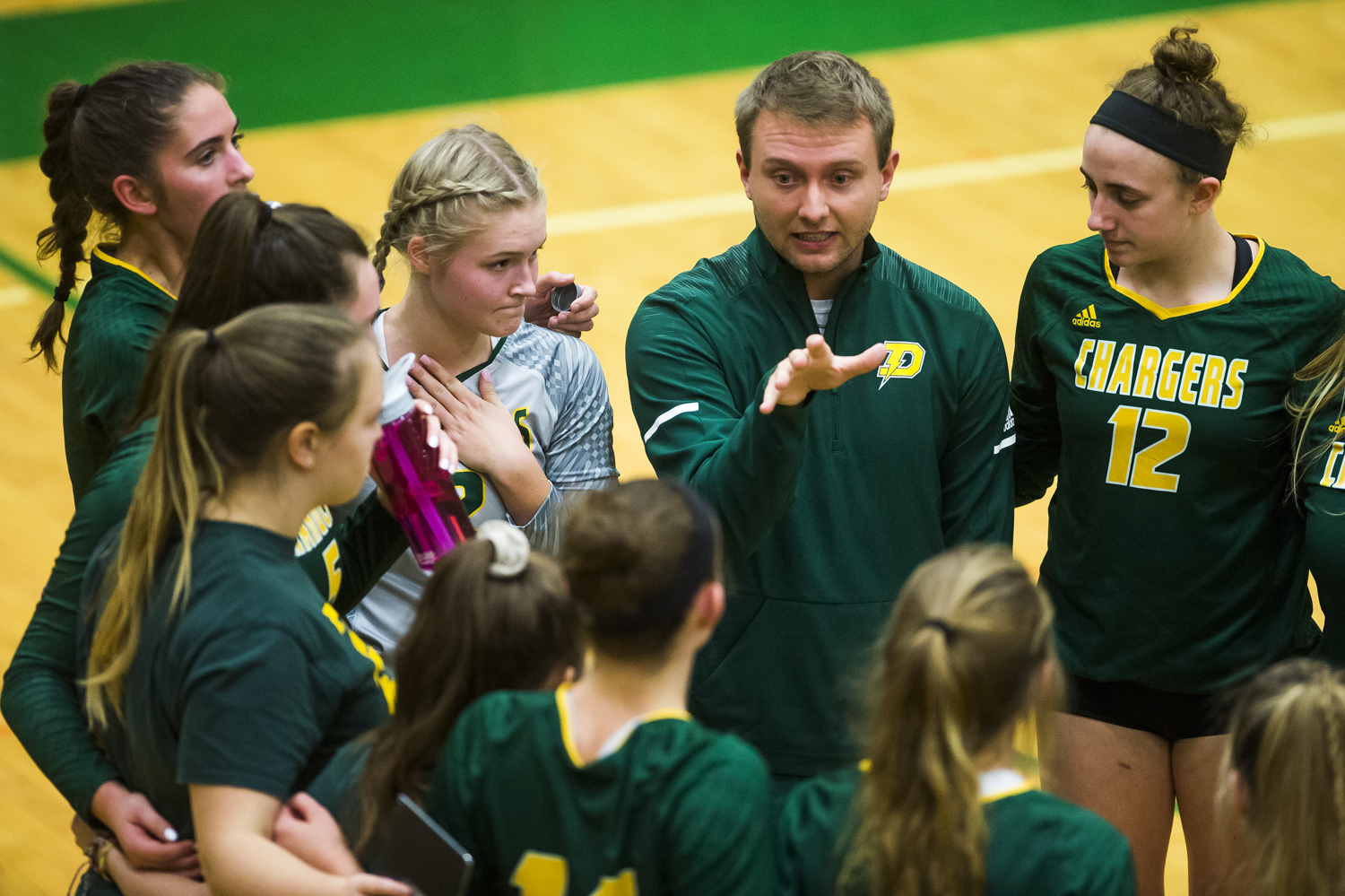 New kid in town: Charles "C.J." Blaha making difference for Dow volleyball