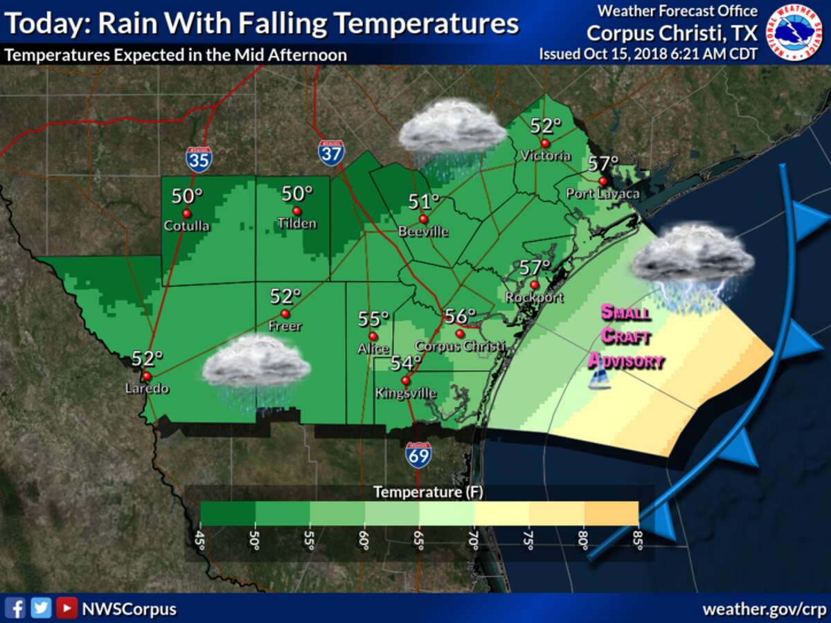 Rain expected in Laredo for fall's first taste of cold weather