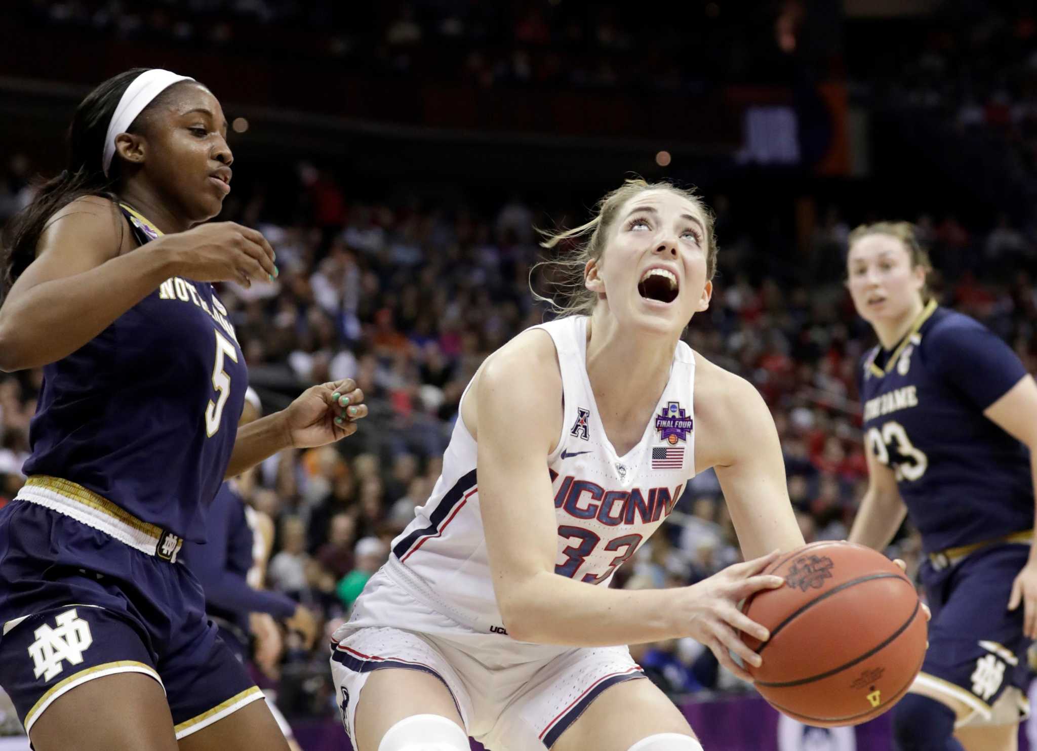 UConn Women’s Notebook: Samuelson still haunted by Final Four loss