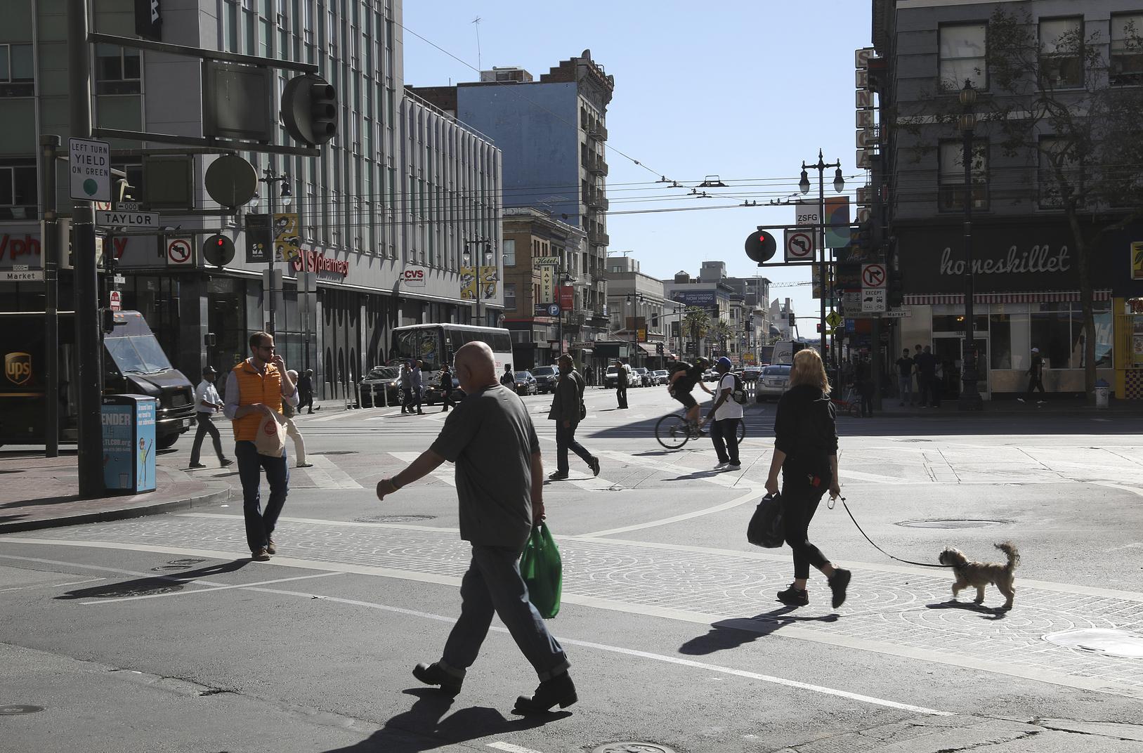 Lane squeeze proposed for SF’s Sixth Street, where a pedestrian is hit ...