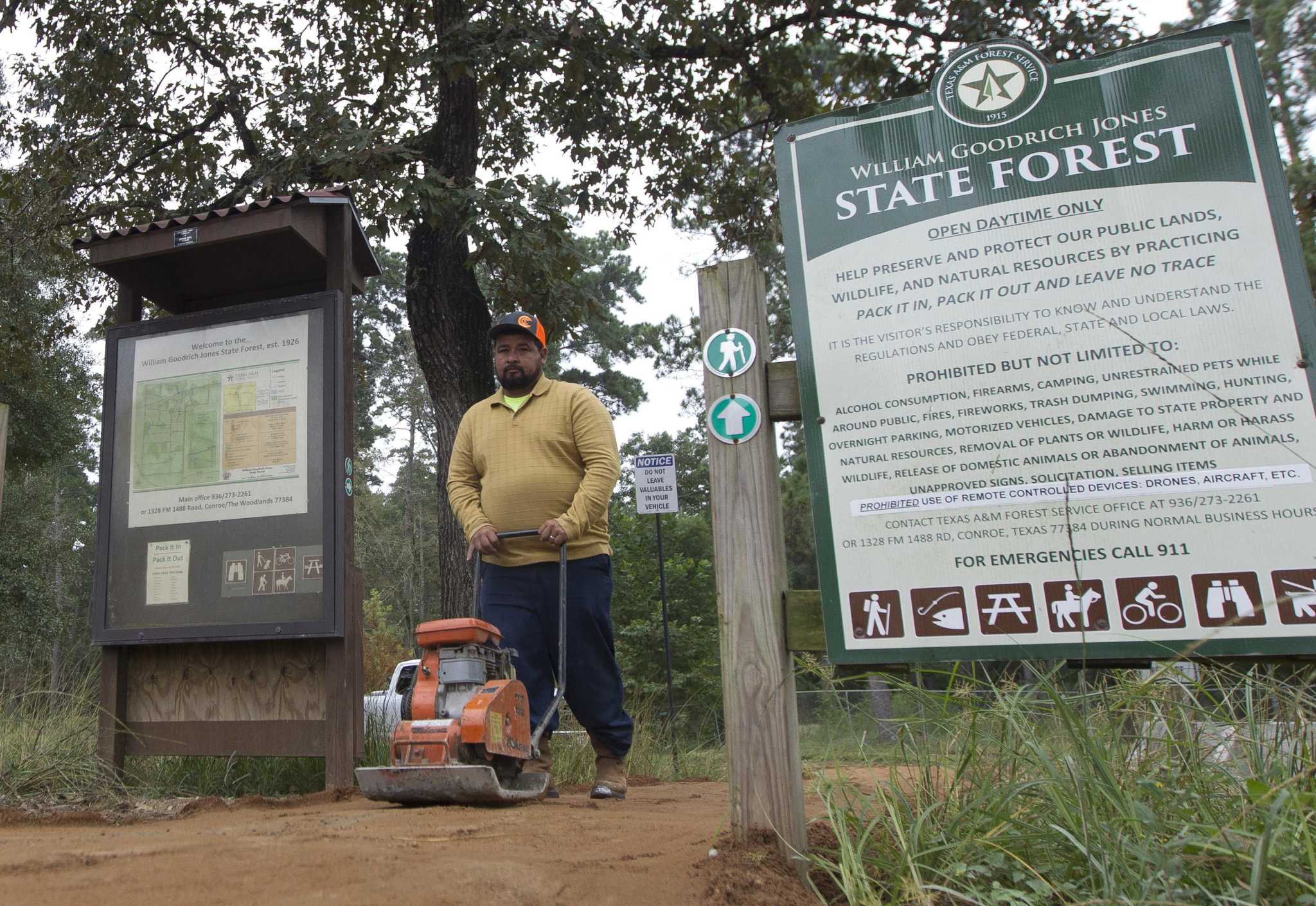 Restoration project underway at W.G. Jones State Forest