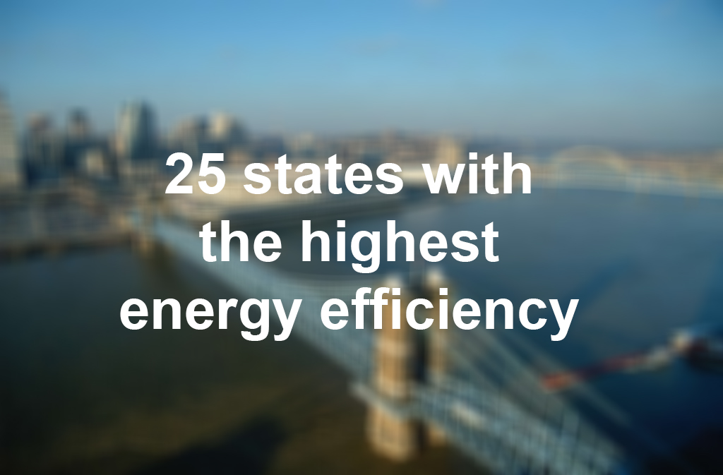 25 States with the Highest Energy Efficiency
