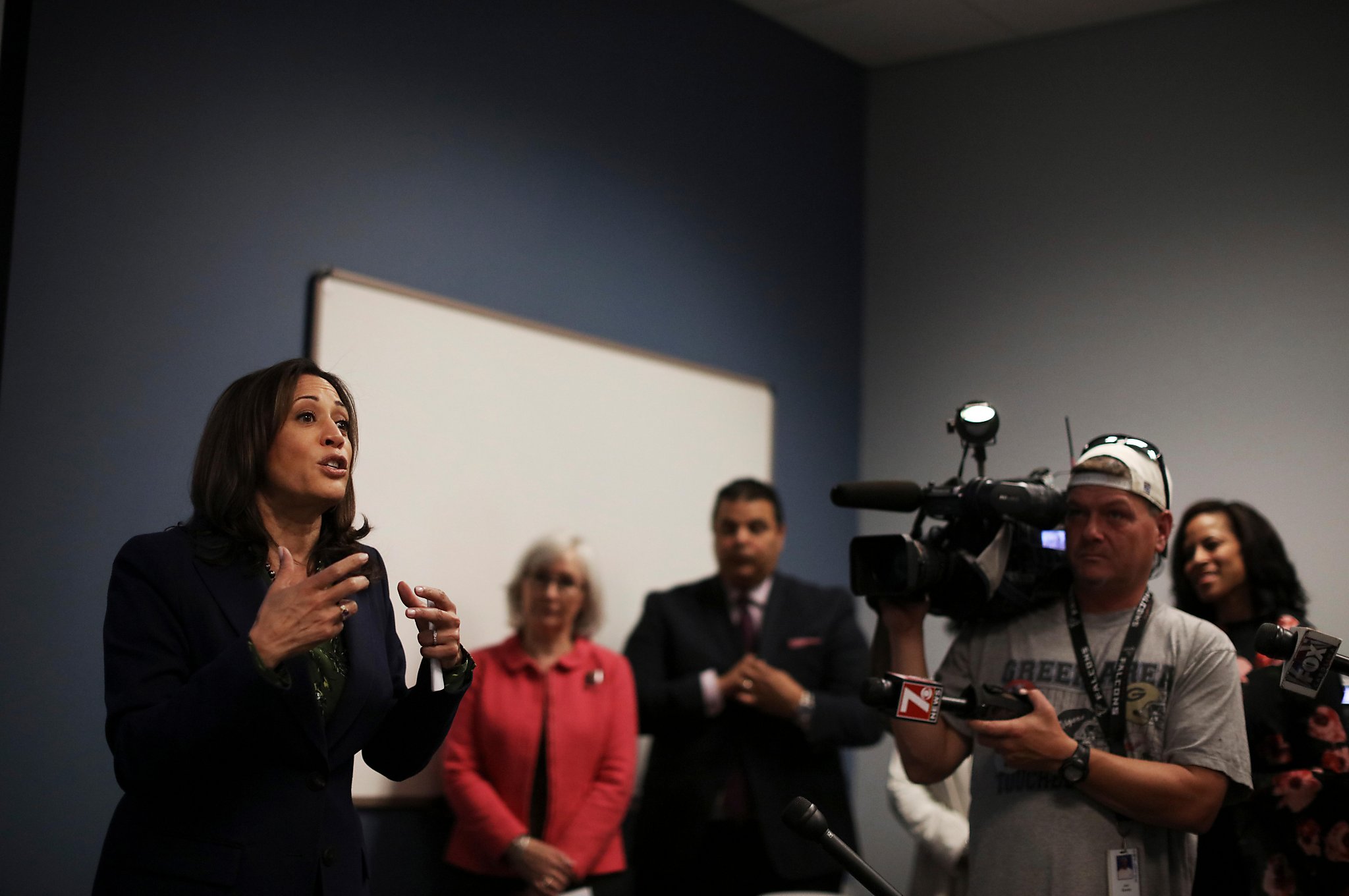 Harris hits GOP during her debut in South Carolina