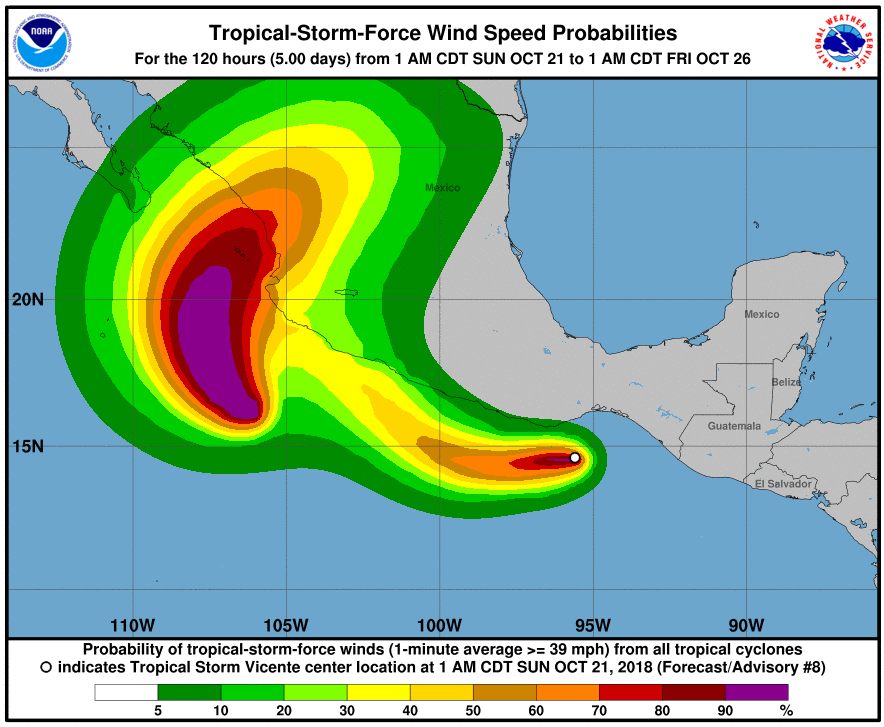 Hurricane off Mexico on track for South Texas
