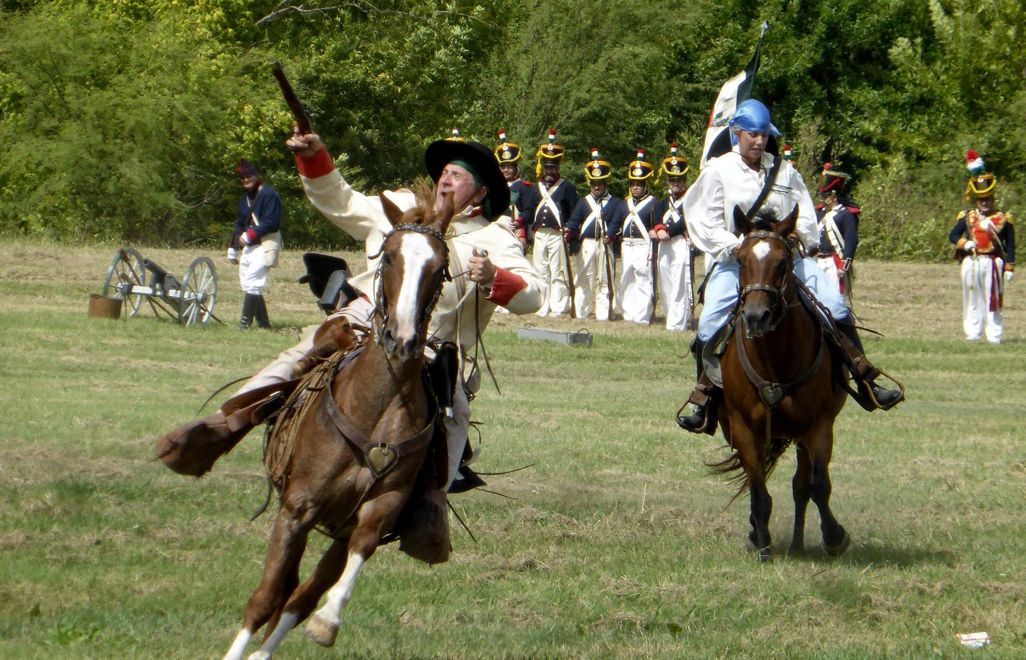 Re-enactors to relive 2 early Texas battles