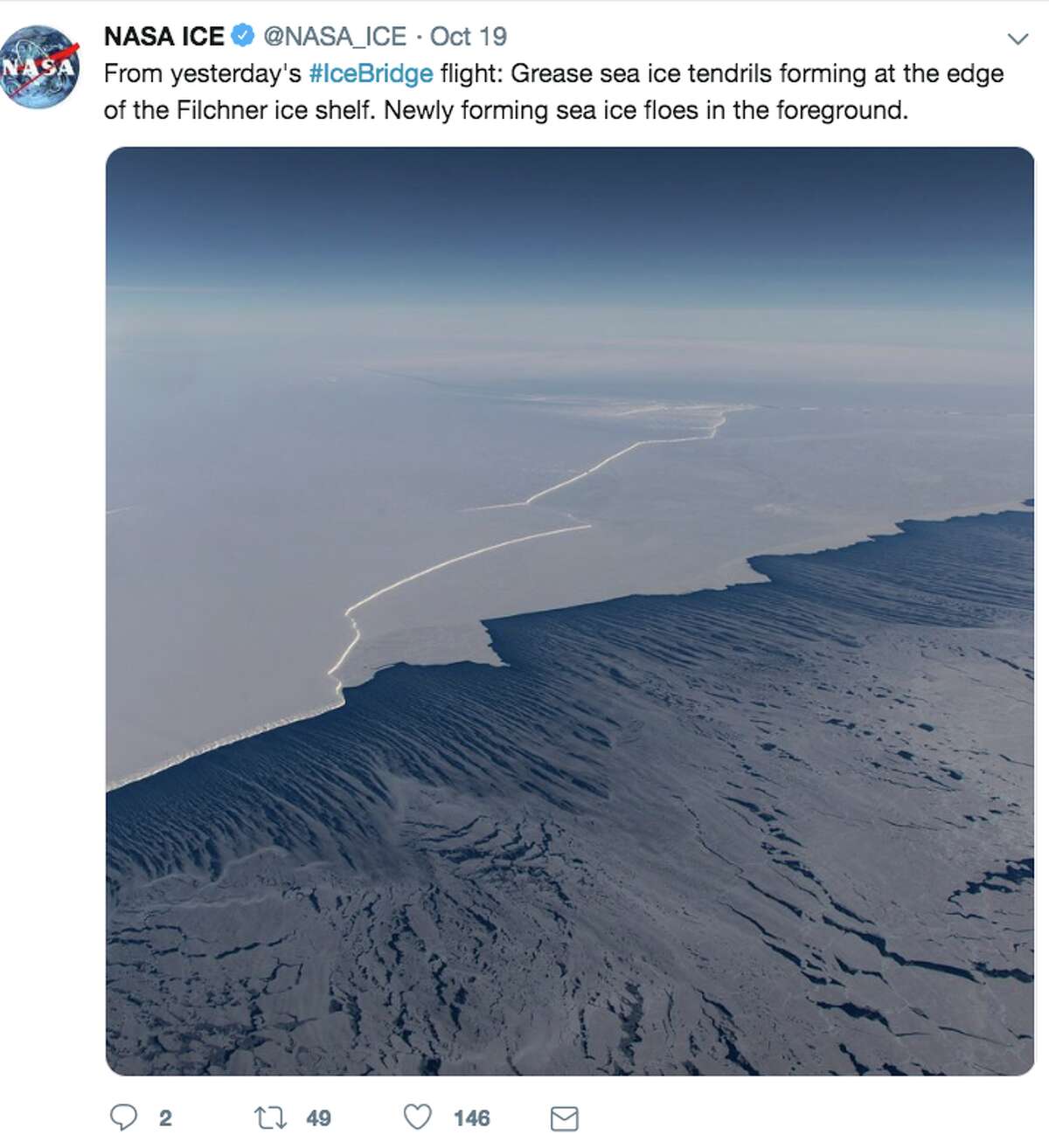 Perfectly rectangular iceberg spotted by NASA is an object of geometric ...