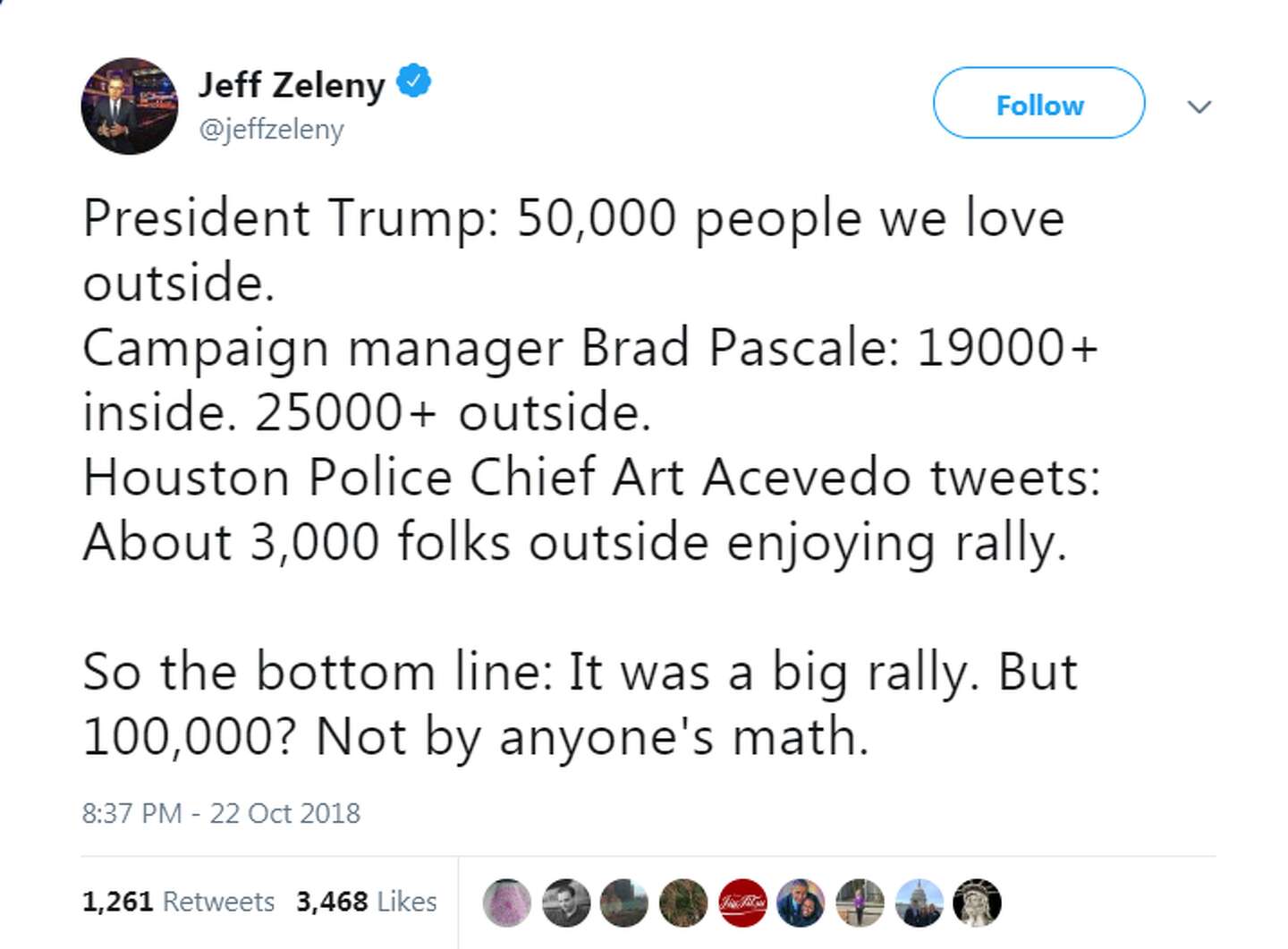 Social media reactions, photos to Trump's rally in Houston