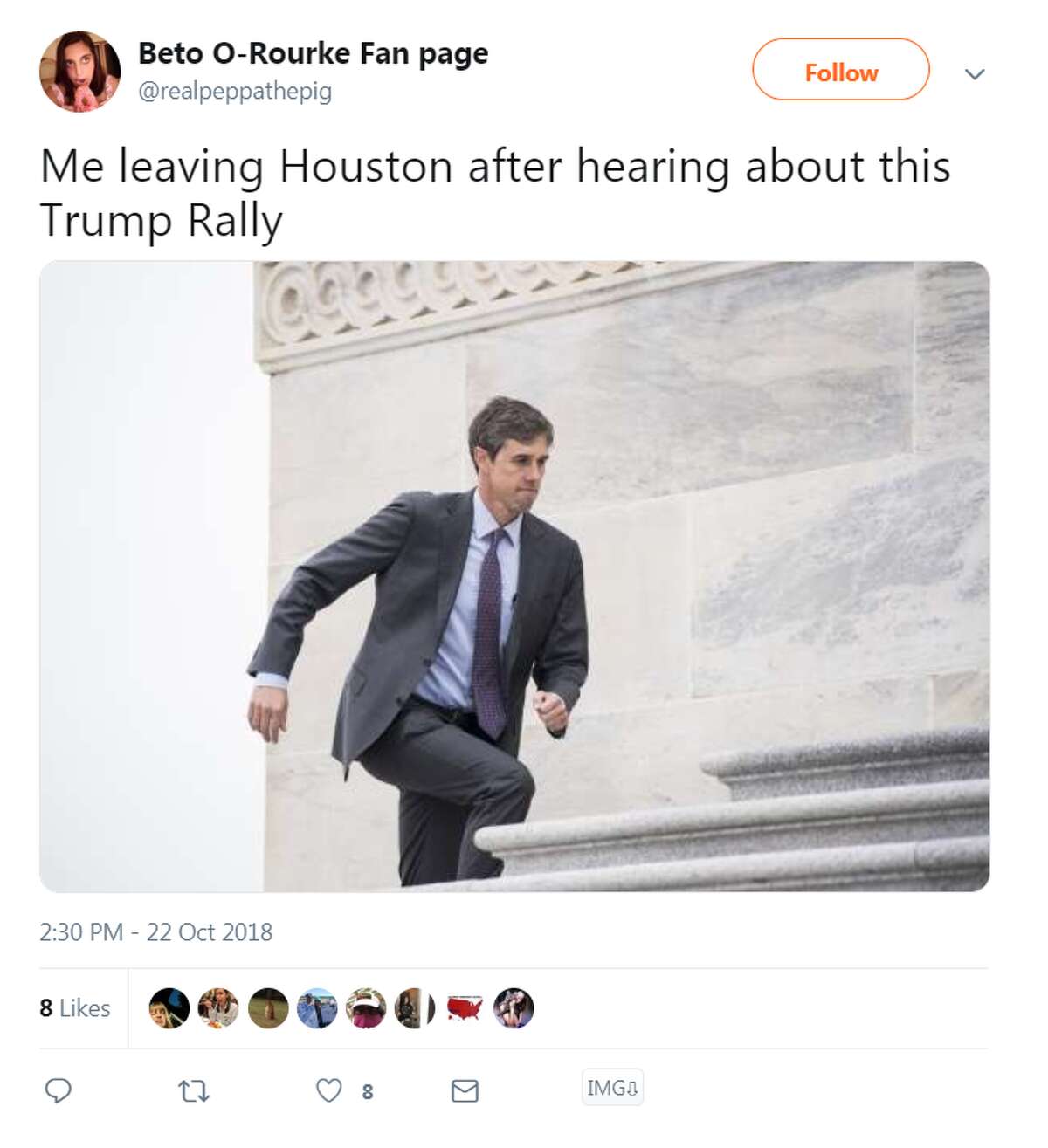 Social media reactions, photos to Trump's rally in Houston