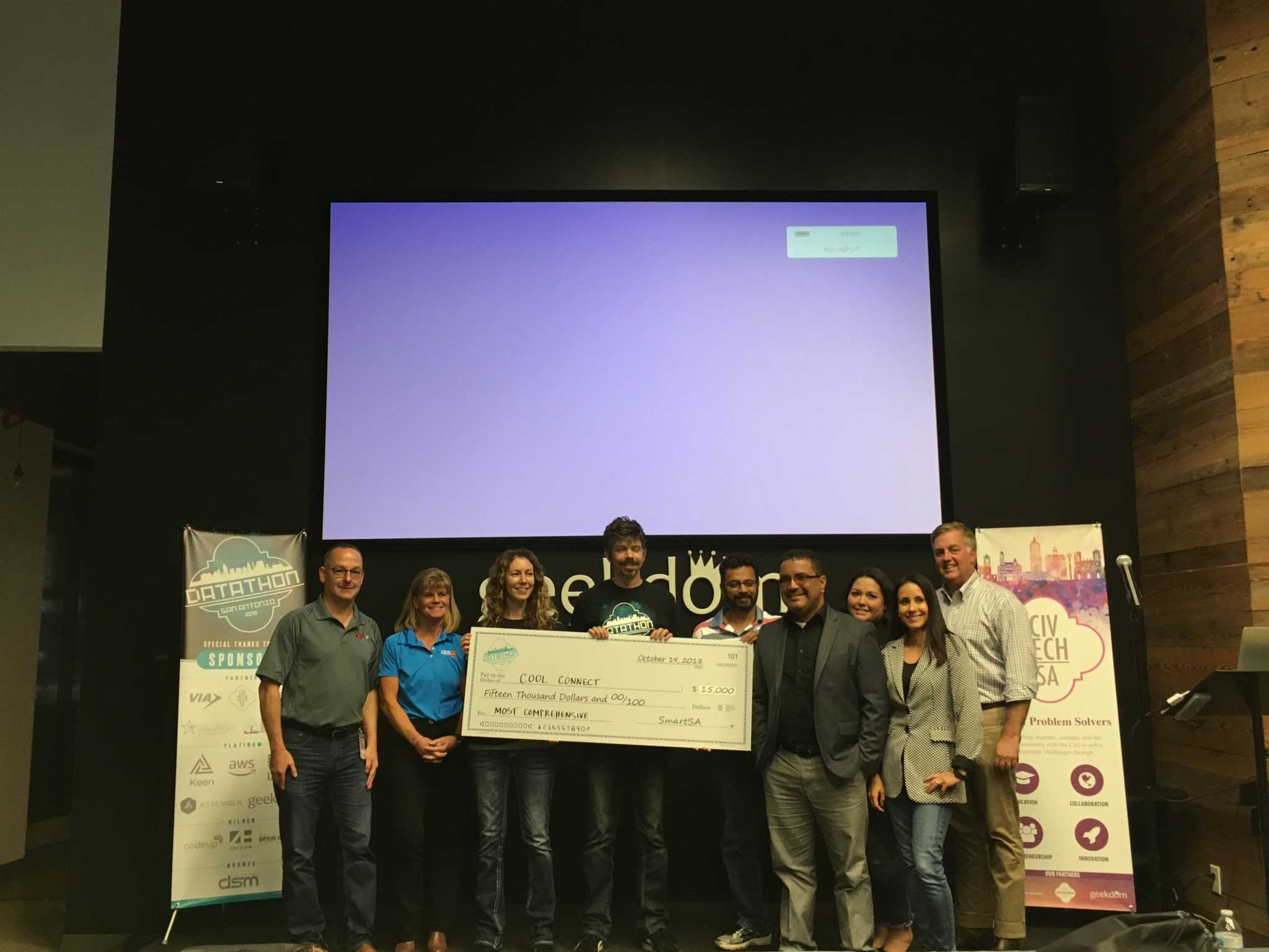 Teams pitch projects at San Antonio’s first ‘datathon’ competition
