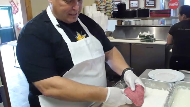 Video: Ronnie Killen of Killen's Barbecue shows how they make chicken ...