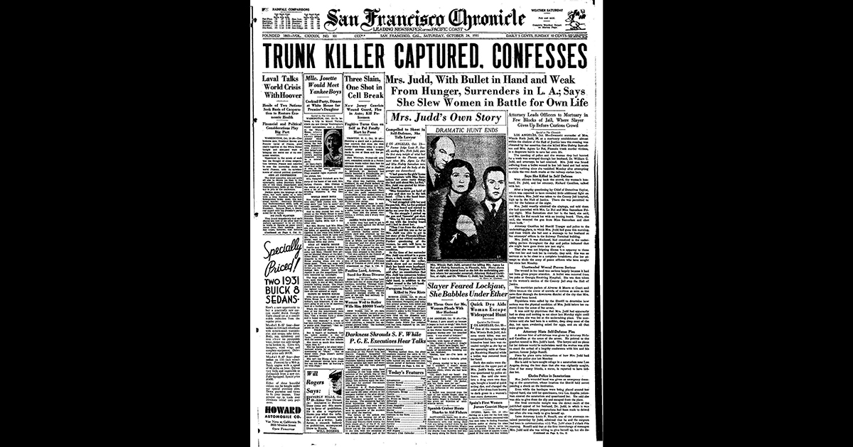 Chronicle Covers: When the notorious ‘Trunk Killer’ was captured
