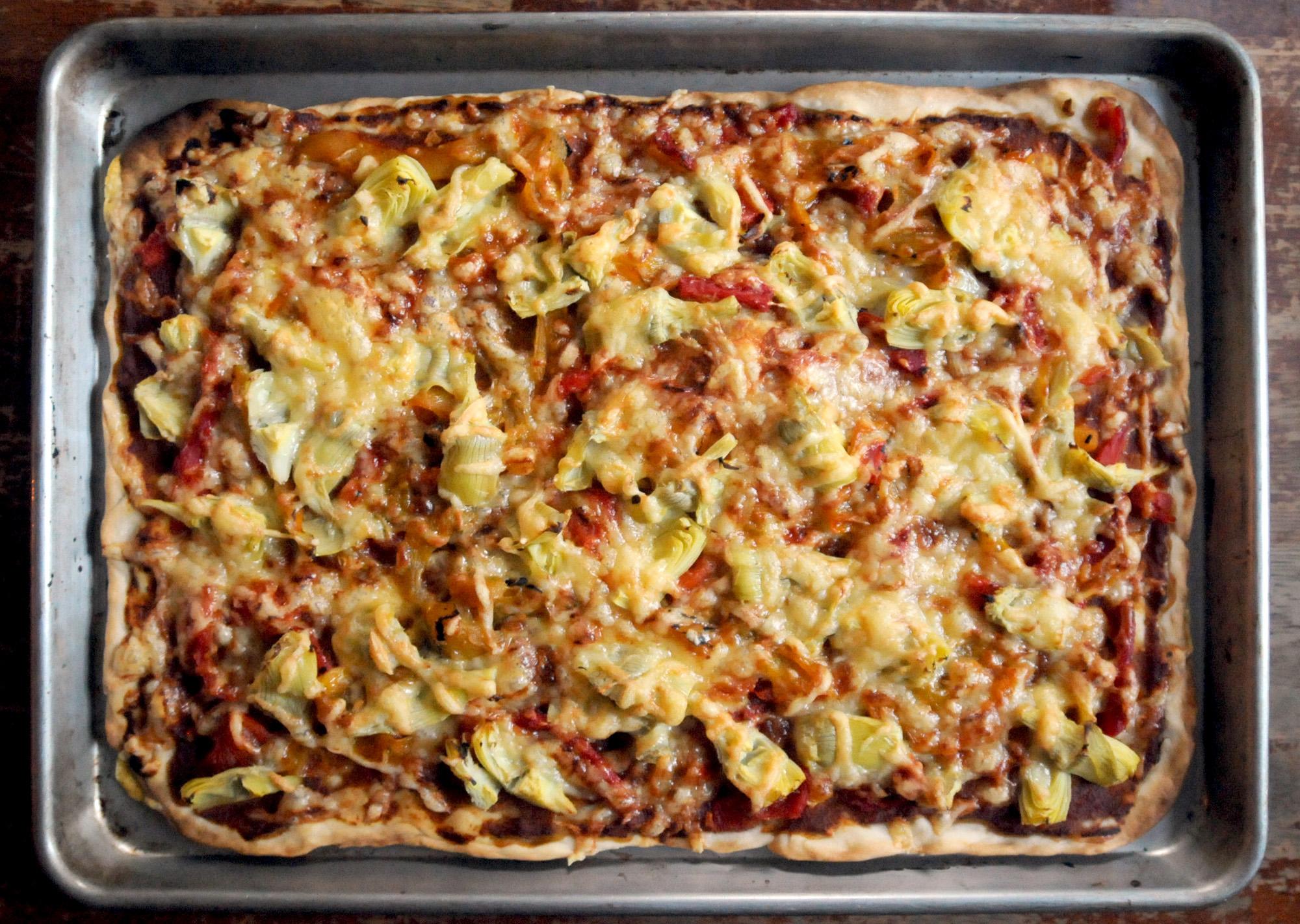 Recipe: Cracker Crust Pizza