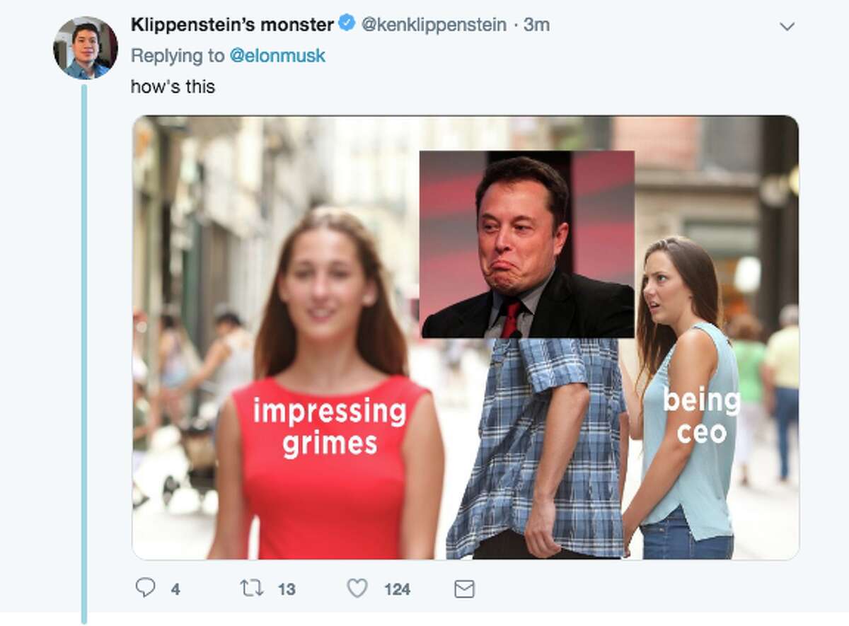 Elon Musk gets sent memes on Twitter