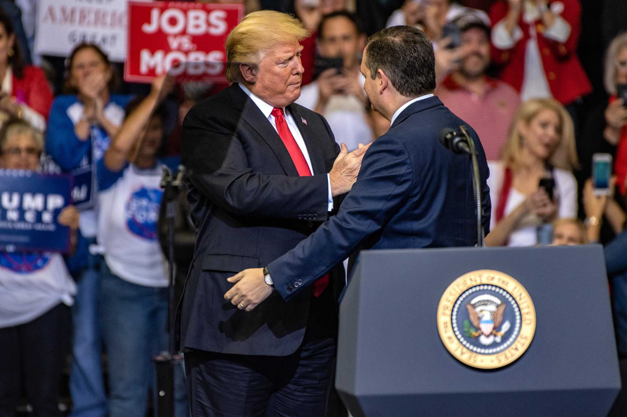 The caricature of Ted Cruz