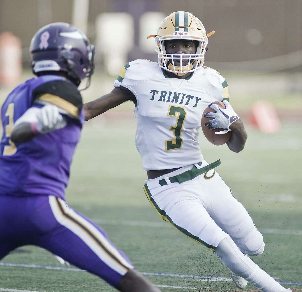 Trinity Catholic goes to the Wing-T, beating Westhill for first win